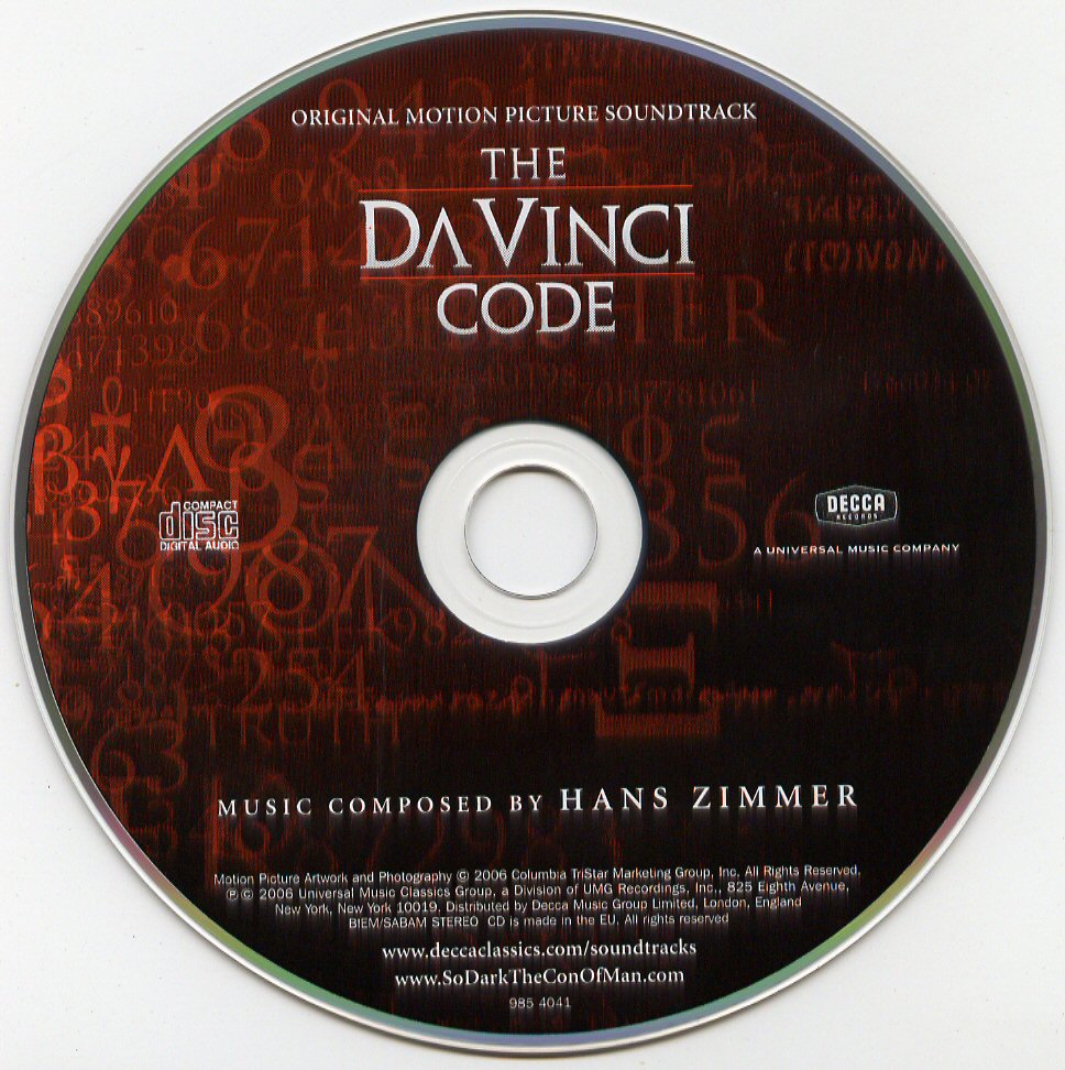 The Da Vinci Code : CD | CD Covers | Cover Century | Over 1.000.000 ...